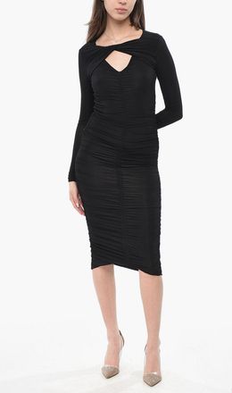 Isabel Marant SPORTMAX Draped Stretch Viscose Dress VOLGANE Isabel Marant