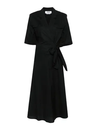 Msgm M. S.G. M. Maxi Robe - Noir