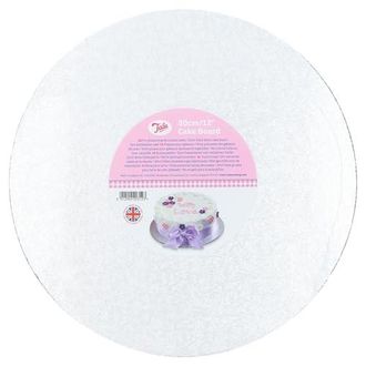 Tala Plateau &agrave; G&acirc;teau en Papier Argent&eacute; Diam&egrave;tre de 30 cm Id&eacute;al pour les G&acirc;teaux Victoria et les petits g&acirc;teaux