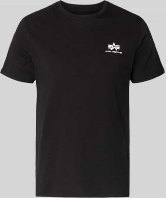 Alpha Industries T-Shirt mit Logo und Rundhalsausschnitt