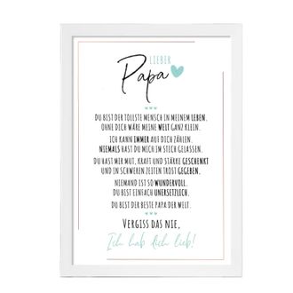 Fj&auml;llr&auml;ven Definition Poesie Kunstdruck-Poster | Weihnachtsgeschenke Papa Geschenk | Vatertagsgeschenk | Geschenke f&uuml;r Papa Geburtstag | Wanddeko Deko Wohnzimmer