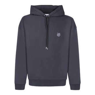 Maison Kitsun&eacute; Herren, Sweatshirts & Hoodies, Schwarzk, SGr&ouml;&szlig;e