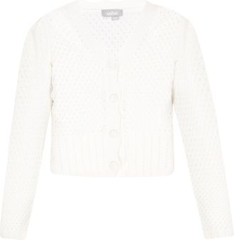 Usha Strickjacke Frauen cremefarben