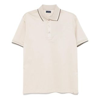 Paul & Shark Klassisches Baumwoll-Poloshirt Made in Italy - - Tops - Herren - Beige - XL