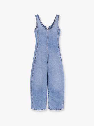 Alaia Round denim jumpsuit - ALAIA - gender_Woman