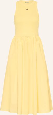 Tommy Jeans Kleid Im Materialmix gelb
