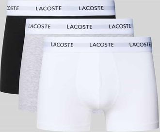 Lacoste Trunks aus Baumwollmix im 3er-Pack