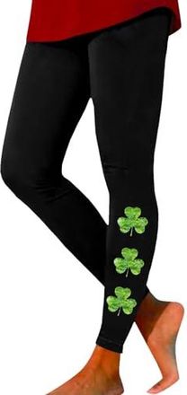 Generic Legging de sport irlandais pour femme avec pantalon de yoga doux et fin pour femme, rose, 3XL