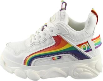 Buffalo Femme, Chaussures, Blanc, Taille: 37 EU Baskets