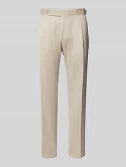 Carl Gross Slim Fit Anzughose mit B&uuml;gelfalten modell Tarson