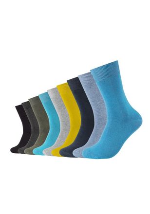 Camano Unisex Socken 9er Pack 43/46 turquoise