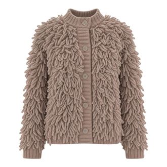 Liu Jo Strickjacke aus weichem Strick - - Knitwear - Damen - Beige - M