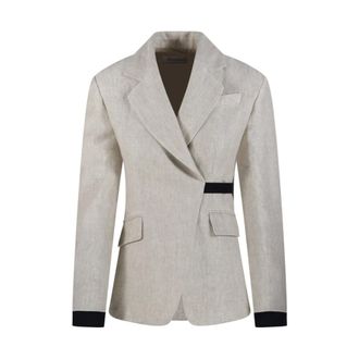 Max Mara Femme, Vestes, Beige, Taille: 36 FR Neutro Jacket