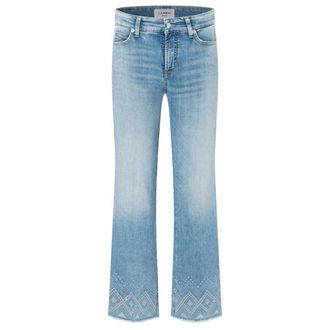 Cambio Damen, Jeans, Blau, LGr&ouml;&szlig;e