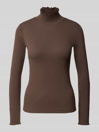 Marc Cain Langarmshirt mit R&uuml;schenkragen