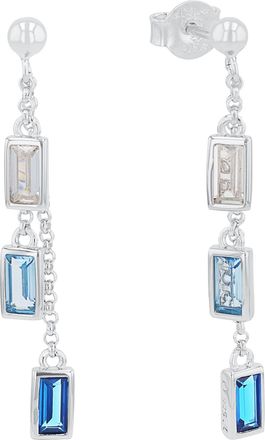 s.Oliver Ohrringe 925 Sterling Silber/Edelstahl Damen, Ohrschmuck, Kommt in Schmuck Geschenk Box