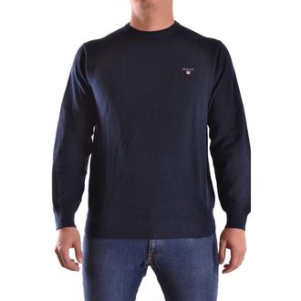 GANT Gant Herren Cotton Pique C-Neck Pullover, Evening Blue, XL EU