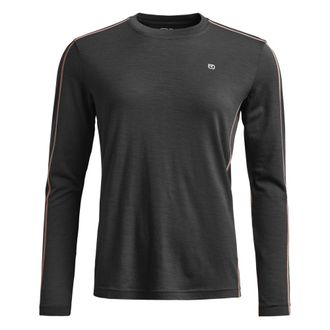 Ortovox 185 RocknWool Long Sleeve - - Tops - Damen - Schwarzk - XS