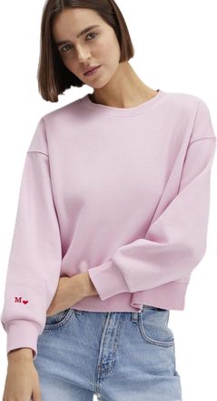 Mavi Damen Crew Neck Sweatshirt Pullover, pink Nectar, XL