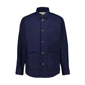 Valentino Garavani Baumwolljacke - - Jackets - Herren - Blau - 2XL