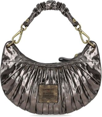 Campomaggi Femme, Sacs, Gris, Taille: ONE Size Luna Shoulder Bag