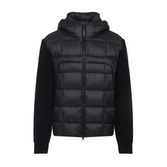 C.P. Company C.p. Company - Merino/Nylon Mixed Goggle Knit - Homme - Vestes - Noir - Taille: M