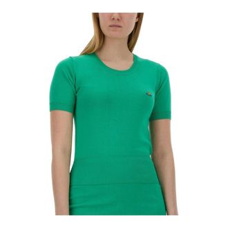 Vivienne Westwood Bea Top - Femme - Pulls - Vert - Taille: 38 FR