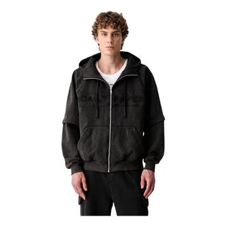 Daily Paper Clothing Zip-throughs - - Sweatshirts & Hoodies - Herren - Schwarzk - XL