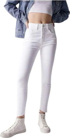Salsa Moderne wei&szlig;e Denim-Hose - - Jeans - Damen - Wei&szlig; - W25 L30