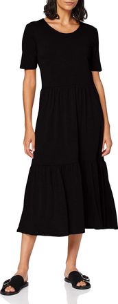 Jacqueline de Yong Damen Jdydalila Frosty S/S Dress Jrs Noos, Schwarz, XS