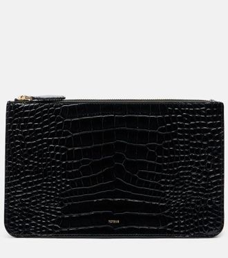 Toteme Clutch Threefold aus Leder