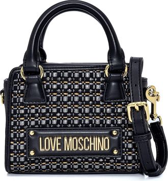 Love Moschino Damen MINIBAG, Schwarz MINIBAG, Schwarz