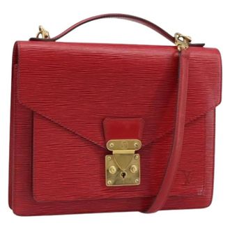 Louis Vuitton Pre-owned Monceau 28 Hand Bag - - Pre-owned - Damen - Rot - ONE SIZE