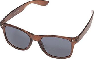 Miobo Lunettes de Soleil Style Rétro Années 1980 - Noir ou Marron - Verre Transparent Option - Taille Unique