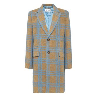 Philipp Plein Alpaka-Wollmantel- lang - - Coats - Herren - Mehrfarbig - 3XL
