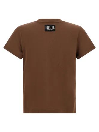 Khaite Emmylou T-Shirt - Brown