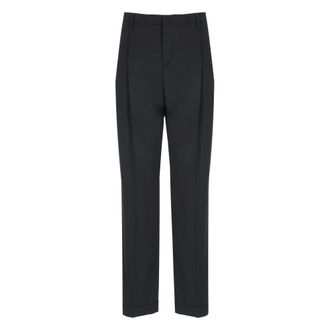 BRIGLIA 1949 Femme, Pantalons, Bleu, Taille: 42 FR Pantalon Borgonuovo