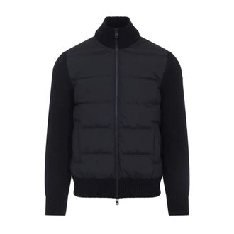 Moncler Tricot Cardigan - Homme - Pulls - Bleu - Taille: XL