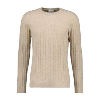 Profuomo Rundhals-Strickware - - Knitwear - Herren - Beige - M