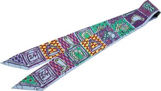 Hermès foulard Le Boubou H Silk Twilly (2010-2025) - Bleu