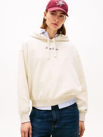 Tommy Hilfiger Kapuzensweatshirt CLASSIC SCRIPT FLEECE HOODIE