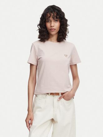 Guess T-Shirt V4YI09 J1314 Hellrosa Regular Fit
