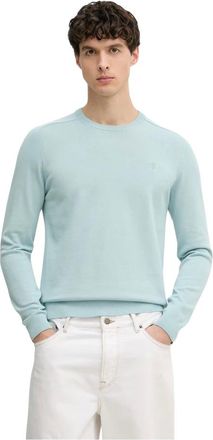 Trussardi Homme, Pulls, Bleu, Taille: M Maille &agrave; col rond