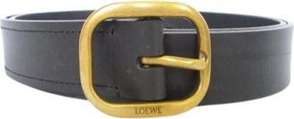 Loewe unisex, Pre-owned, Noir, Taille: ONE Size Ceinture en tissu Pre-owned