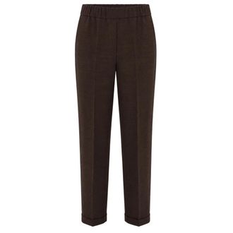 Antonelli Gerade geschnittene Hose - - Trousers - Damen - Braun - L