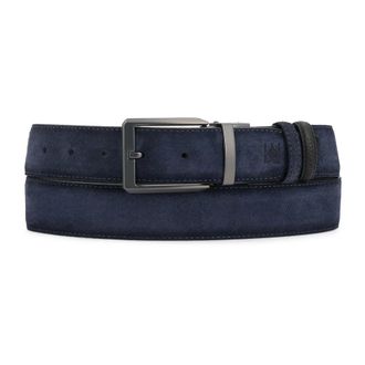Kazar Homme, Accessoires, Bleu, Taille: 110 CM Ceinture R&eacute;versible
