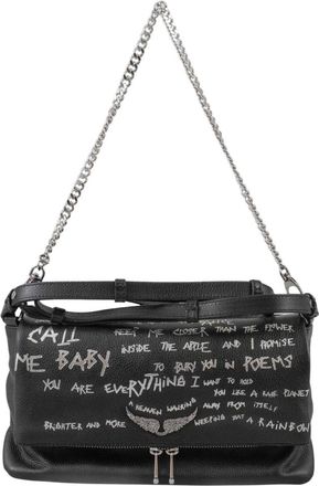 Zadig&Voltaire Femme, Sacs, Noir, Taille: ONE Size Rocky II Graffiti