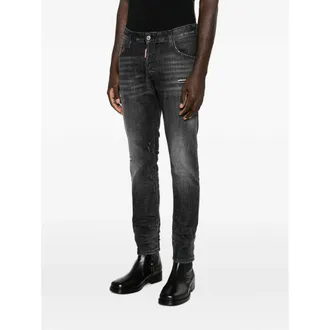 Dsquared2 Grey-wash Denim Jeans - Gray