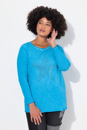 Angel Of Style Longsleeve T-Shirt Comfort Fit Glitzersteinchen langarm