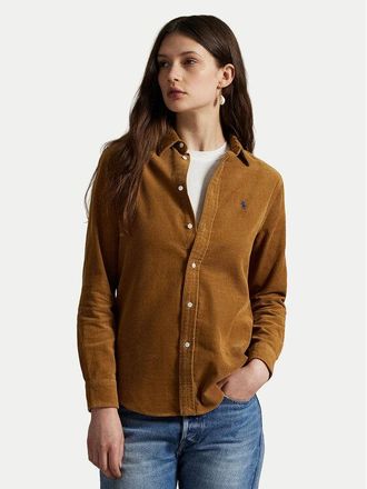 Polo Ralph Lauren Hemd 211A93203004 Hellbraun Regular Fit